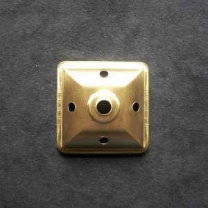 2 - 3/4" (70mm) Square Vented Vase Cap - Villa Leadlights